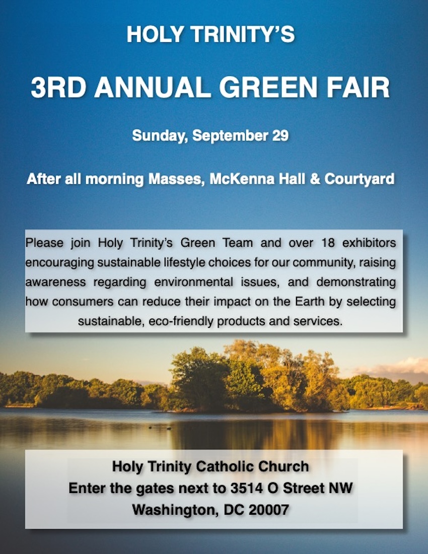 Holy Trinity's Third Annual Green Fair (Washington DC) | God's Planet
